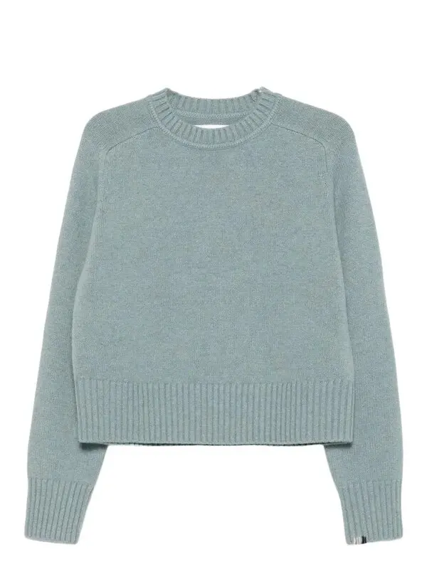 Extreme Cashmere Please Cashmere Crew Neck Pullover - Green