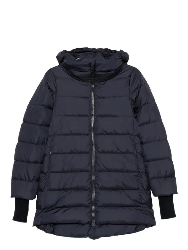 Herno A-shape Chamonix Hooded Puff Coat - Blue