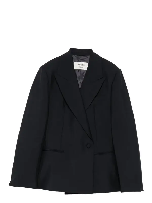 RÓHE Hourglass Shaped Blazer - Blue