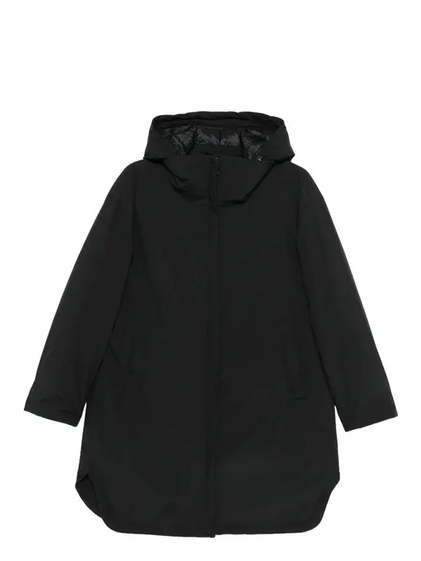 Herno Hooded Puff Coat - Black