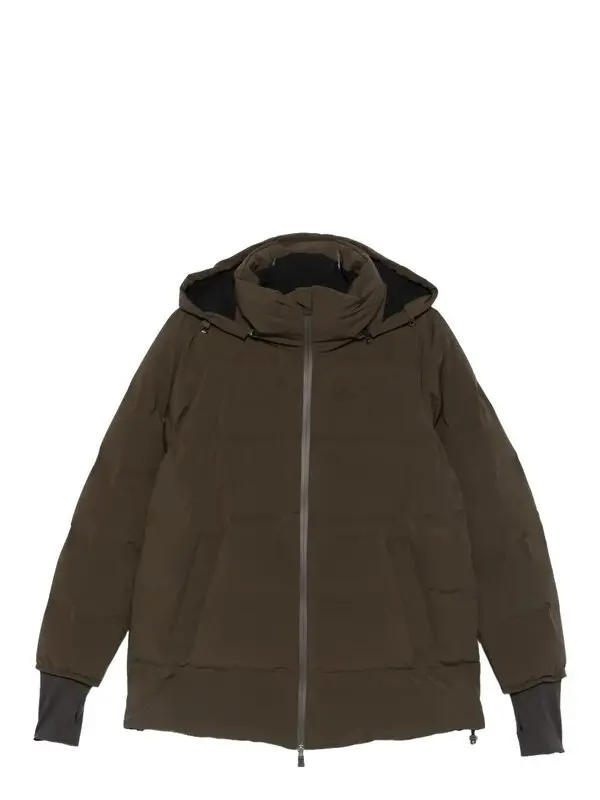 Herno Hooded Puff Coat - Brown