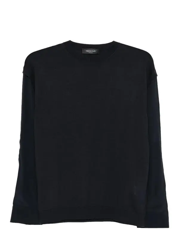 Fabiana Filippi Crew Neck Sweater - Blue
