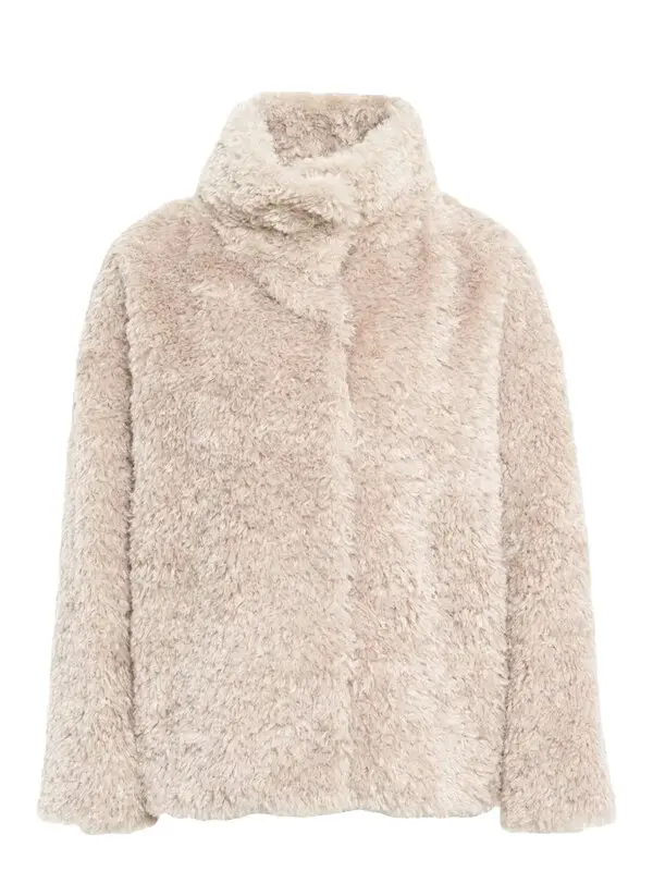 Herno Faux Fur Jacket - Beige