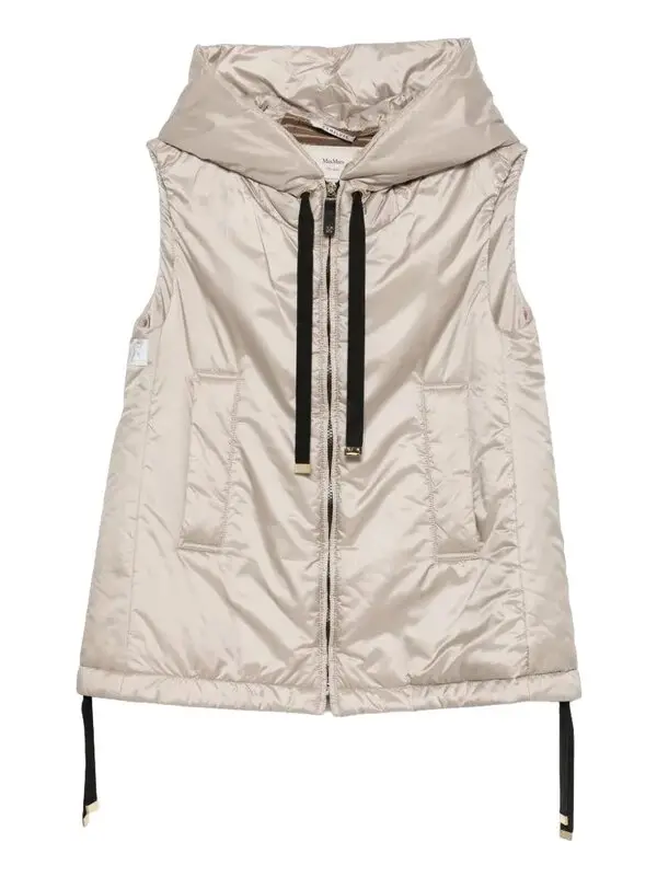 Max Mara Hooded Puffed Coat - Beige