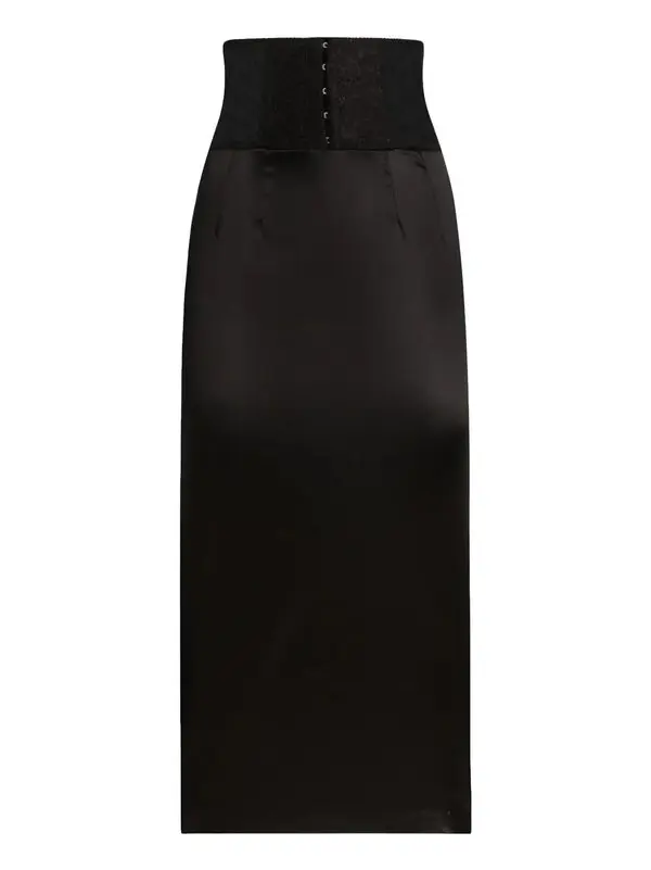 Dolce & Gabbana Midi Skirt - Black