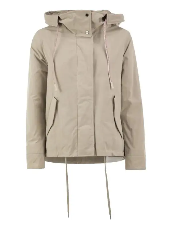 Herno Short Parka - Gray
