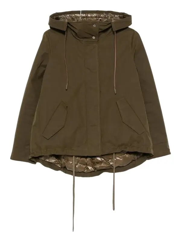 Herno Short Parka - Green