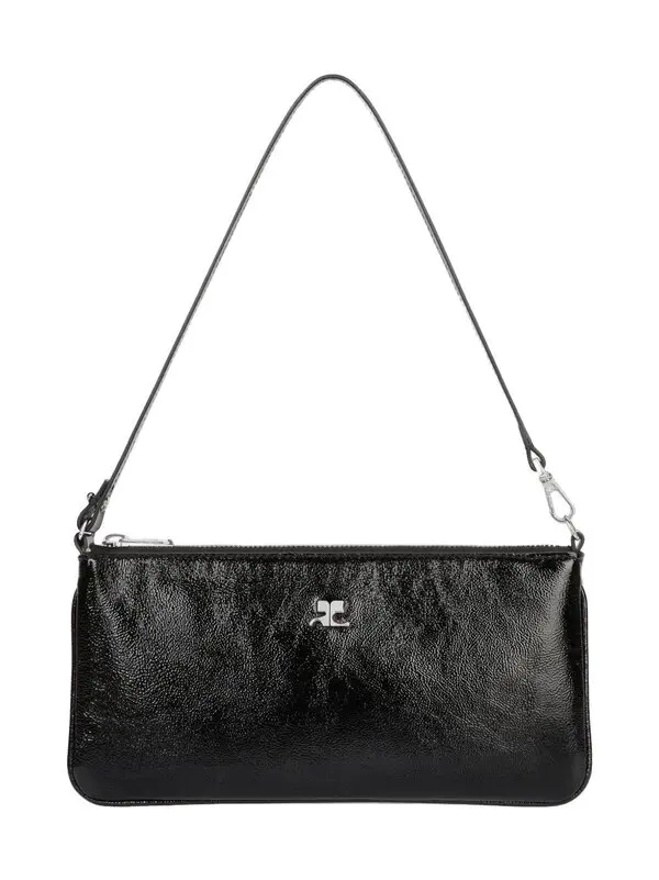 COURREGES Zipped Naplack Pouch - Black