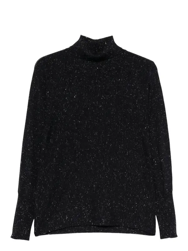 Peserico Turtleneck Knit Top - Blue