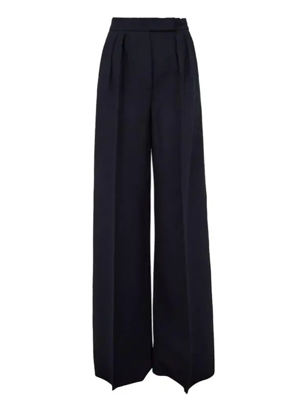 Max Mara Marengo Wool Trousers - Black