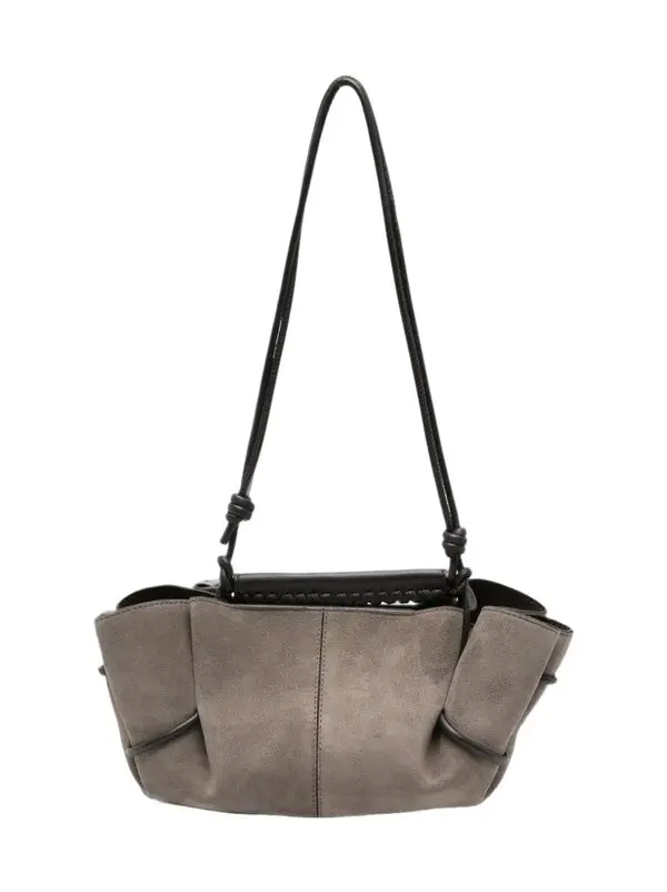 Hereu Arta Mini Leather Bag - Gray