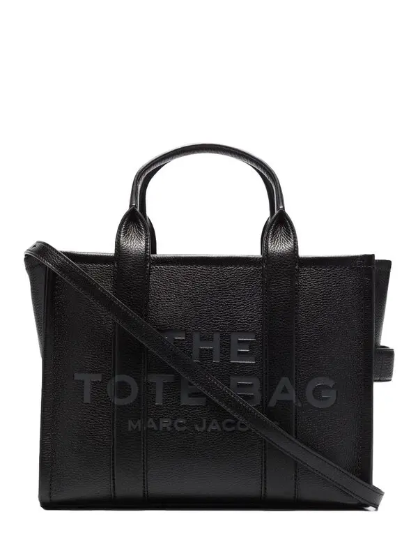 Marc Jacobs Leather Medium Tote - Black