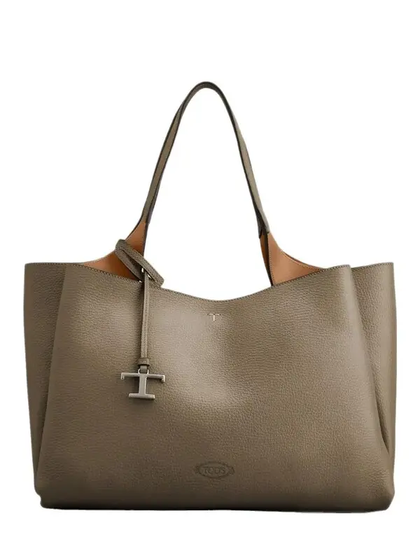 TOD'S Borsa In Pelle Media - Gray
