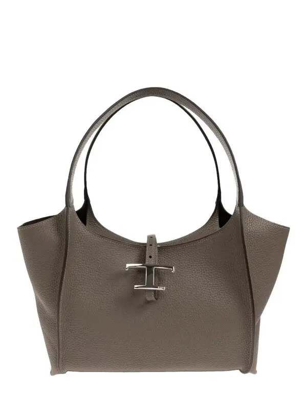 TOD'S T Timeless Shopping Bag - Gray