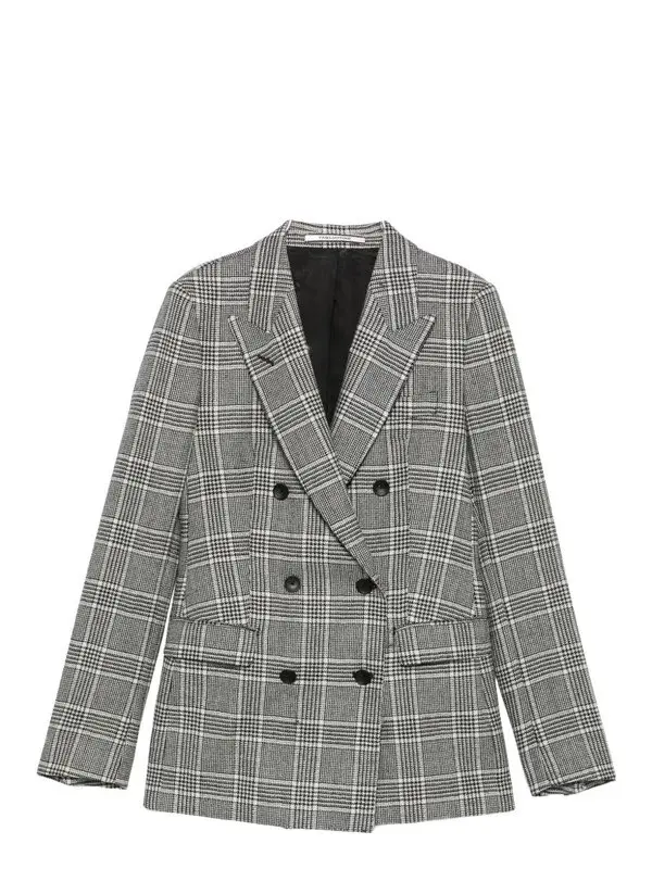 Tagliatore Parigi Wool And Silk Jacket - Black