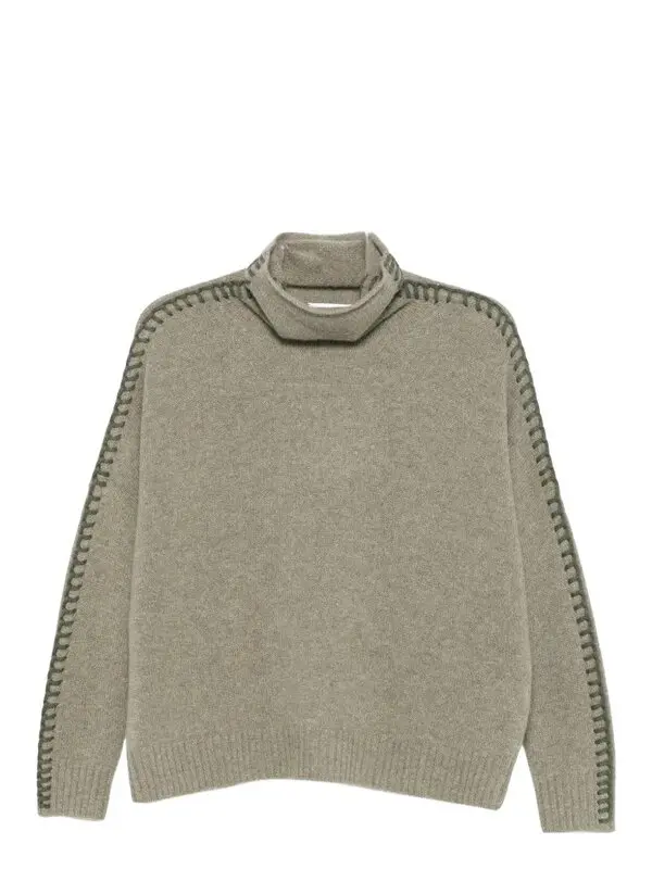 KUJTEN Thea Cashmere Sweater - Green