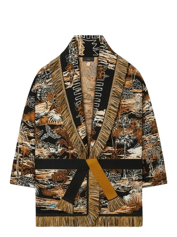 Alanui Lost In The Blue Cardigan - Brown