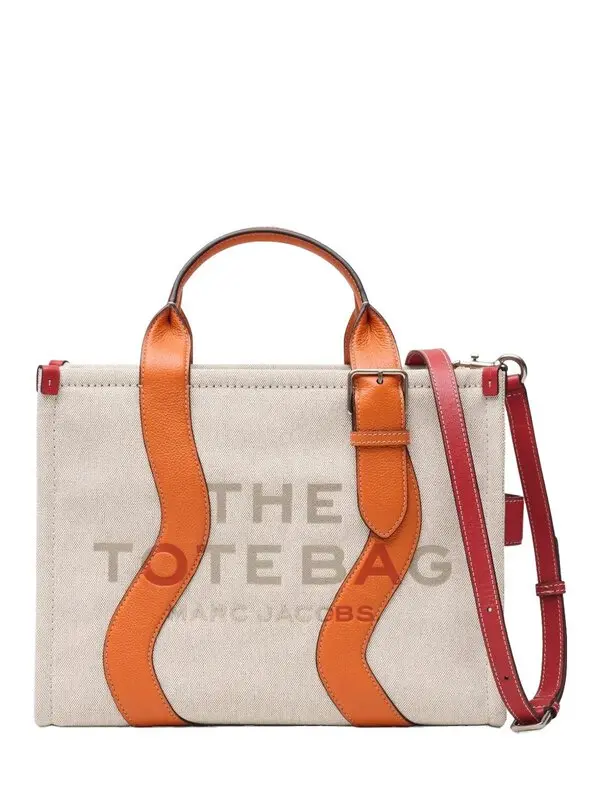 Marc Jacobs Wavy Canvas Tote Bag - Orange