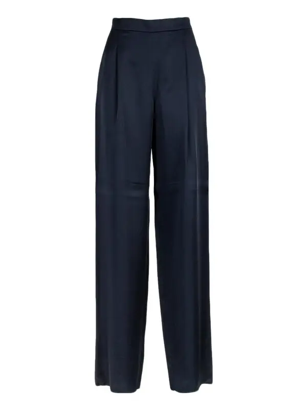 Max Mara Cono Flare Trousers - Blue