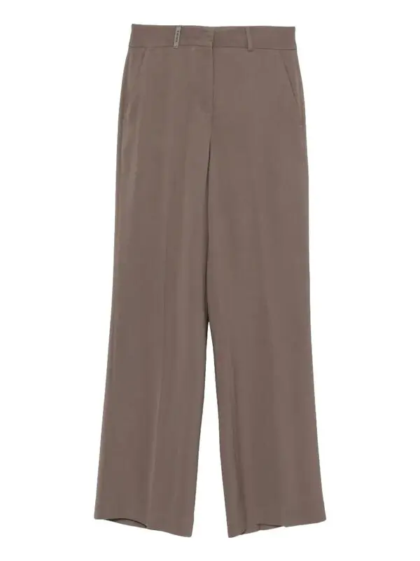 Peserico Tailored Trousers - Brown