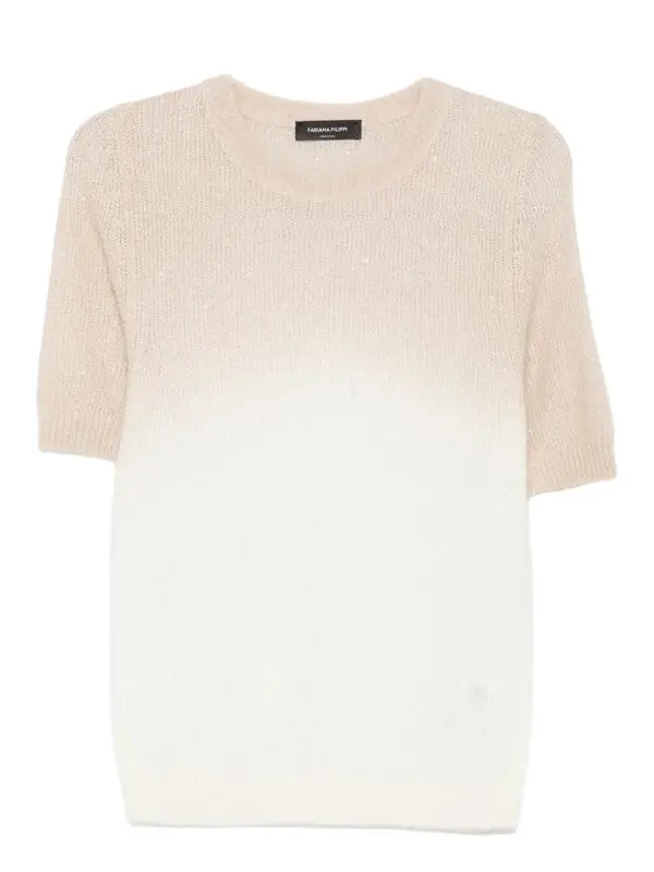 Fabiana Filippi Degrade Sweater - Beige