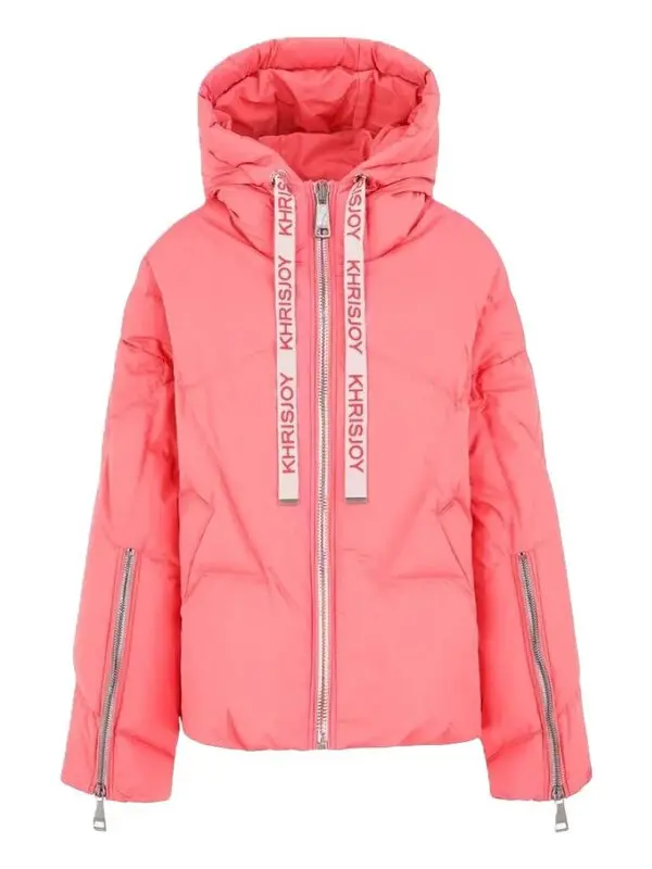 Khrisjoy Iconic Milano Mat Nylon Puffer Coat - Fuchsia