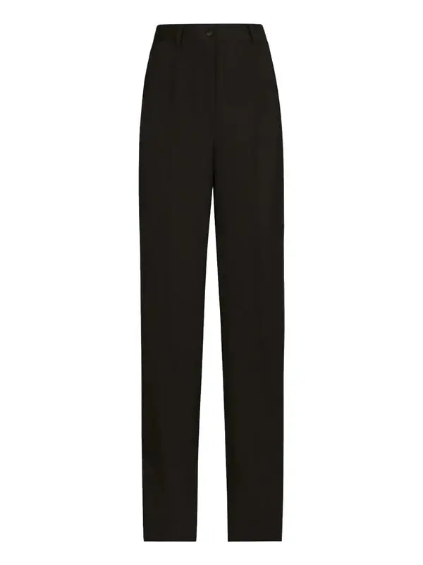 Dolce & Gabbana Gabardine Trousers - Black