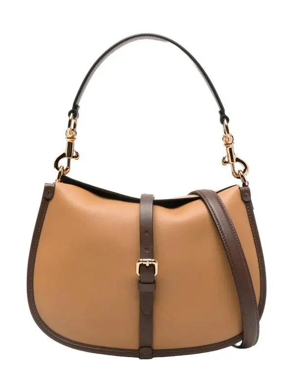Etro Leather Pony Bag - Brown