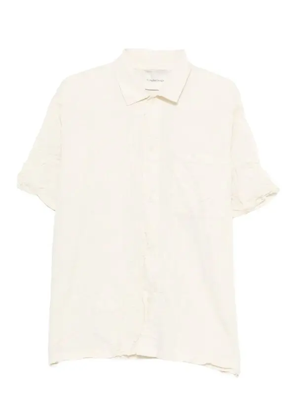 GONGDID DESIGN Oversize Shirt - Beige
