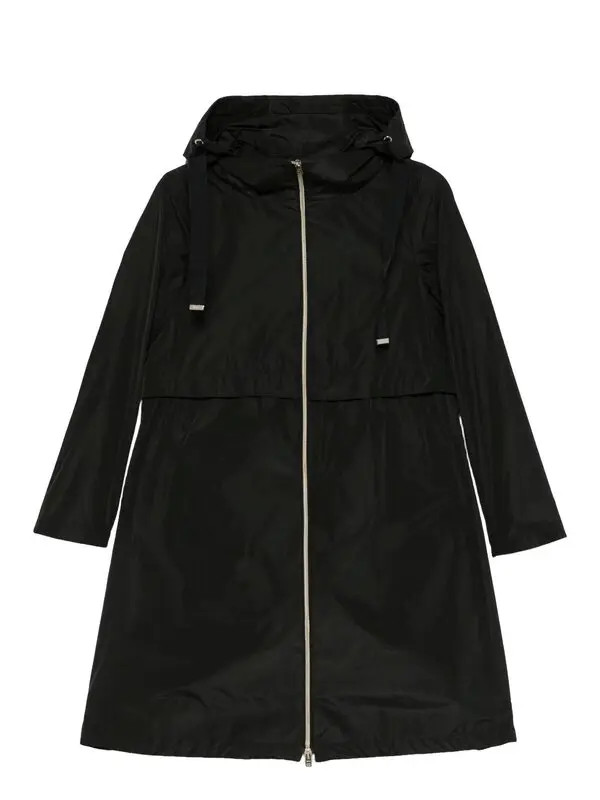 Herno Technical Taffeta Parka - Black