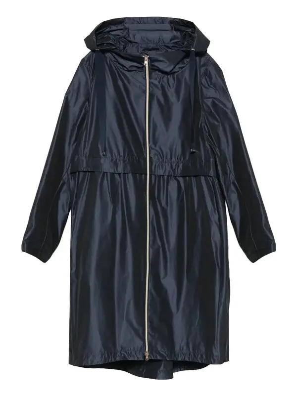 Herno Technical Taffeta Parka - Blue