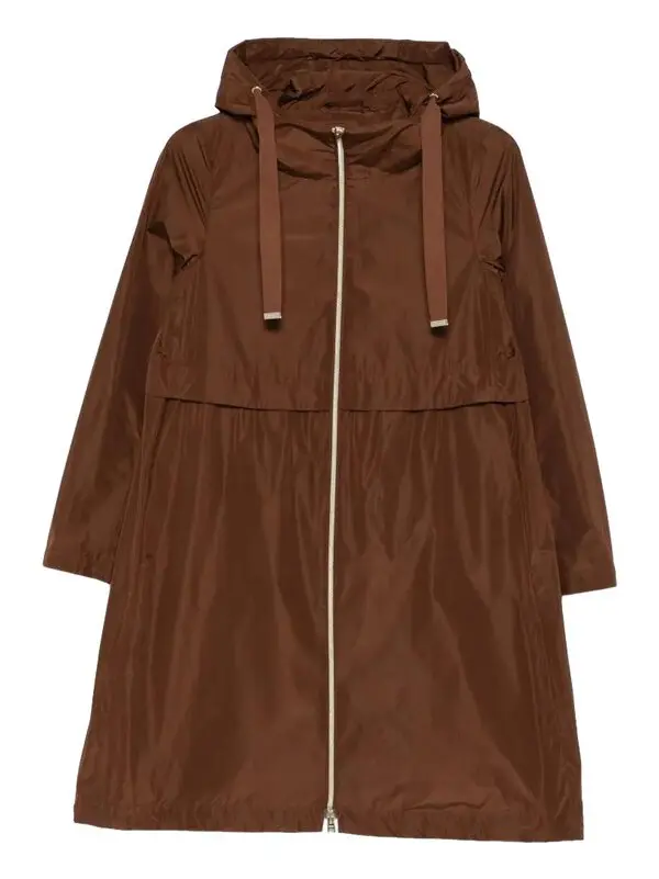 Herno Technical Taffeta Parka - Brown