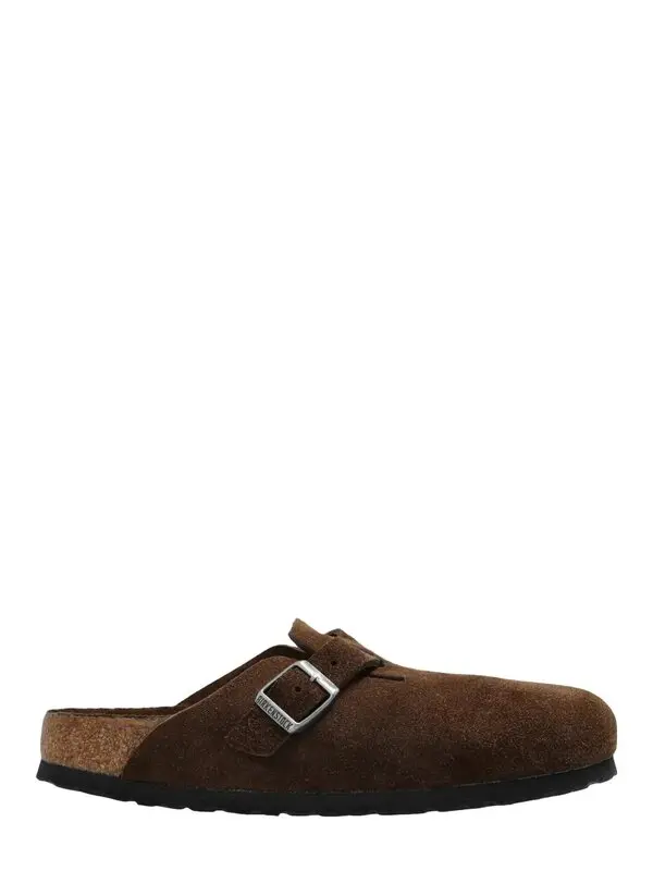 BIRKENSTOCK Boston Bs Suede Loafer - Brown