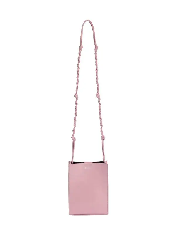 JIL SANDER Small Tangle Leather Bag - Pink