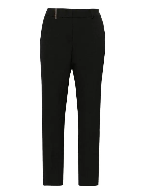 Peserico Cigarette Trousers - Gray