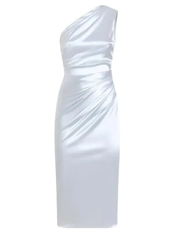 Dolce & Gabbana One Shoulder Dress - Light Blue