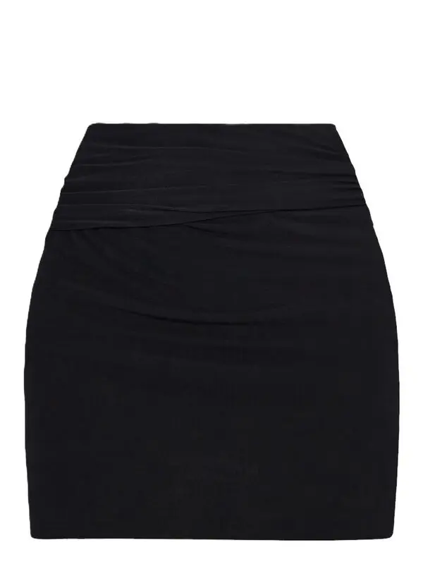 Wardrobe.NYC Translucent Skirt Mini - Black