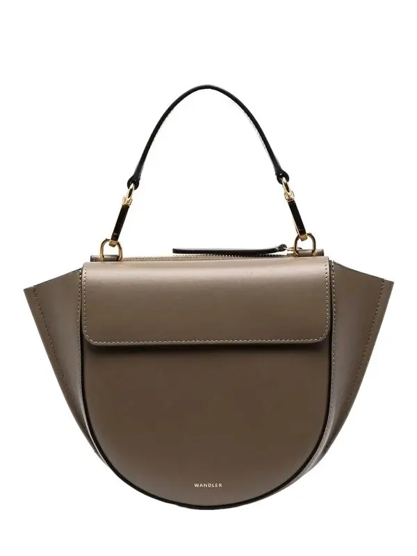 WANDLER Hortensia Mini Leather Bag - Brown