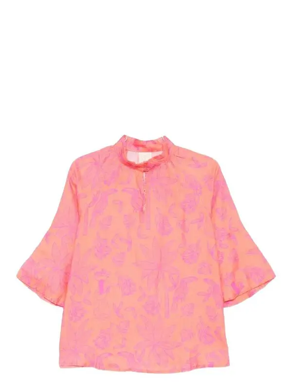 NIMO Flax Shirt - Orange