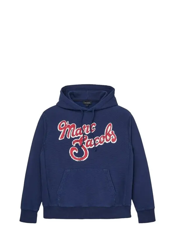 Marc Jacobs Logo Hoodie - Denim