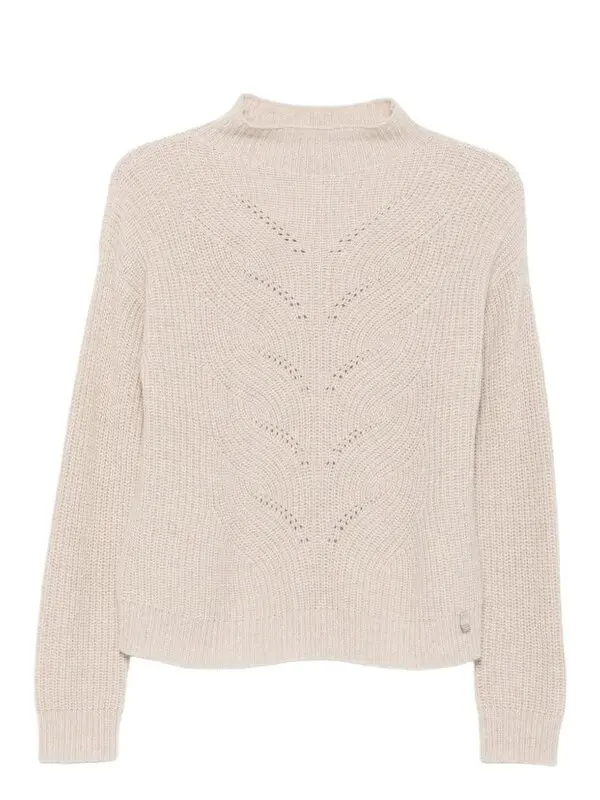Herno Cable Knit Sweater - Beige