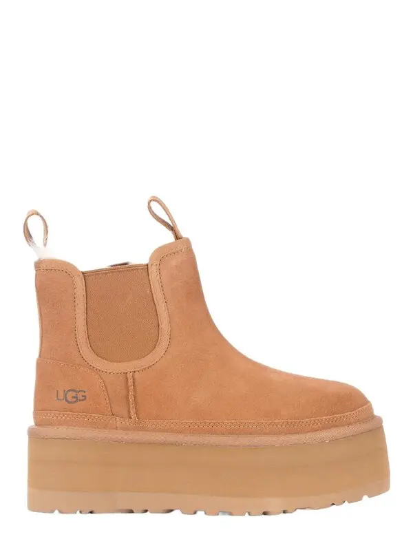 UGG Neumel Platform Chelsea Boots - Nude