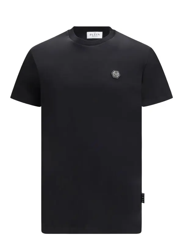 Philipp Plein Hexagon Patch T-shirt - Black