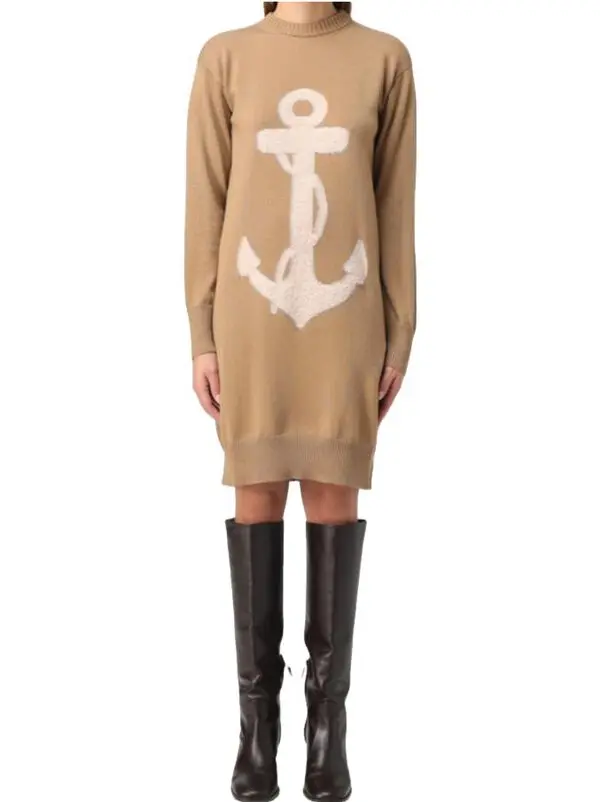Max Mara Knit Dress - Nude