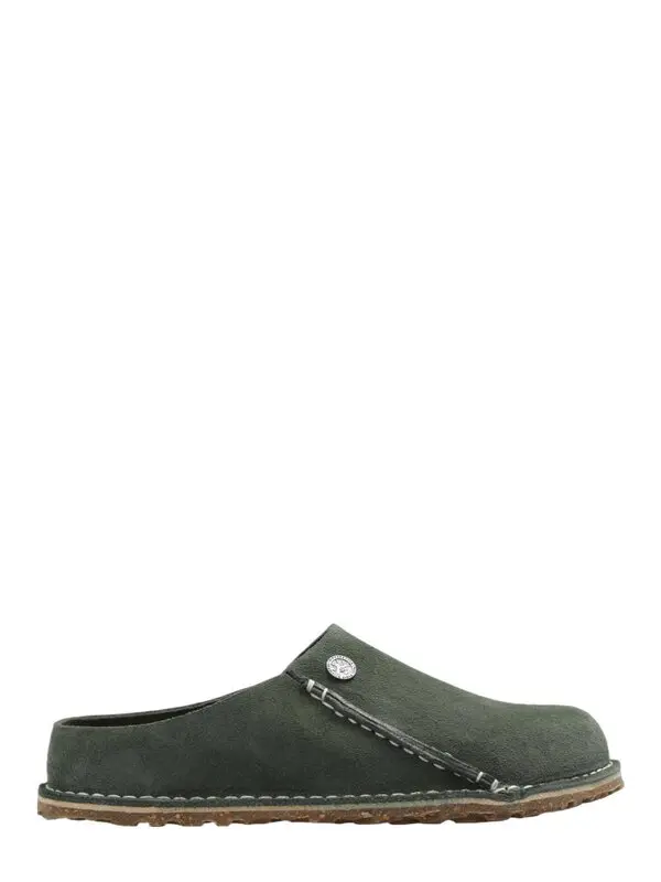BIRKENSTOCK Suede Zermatt Clogs - Green