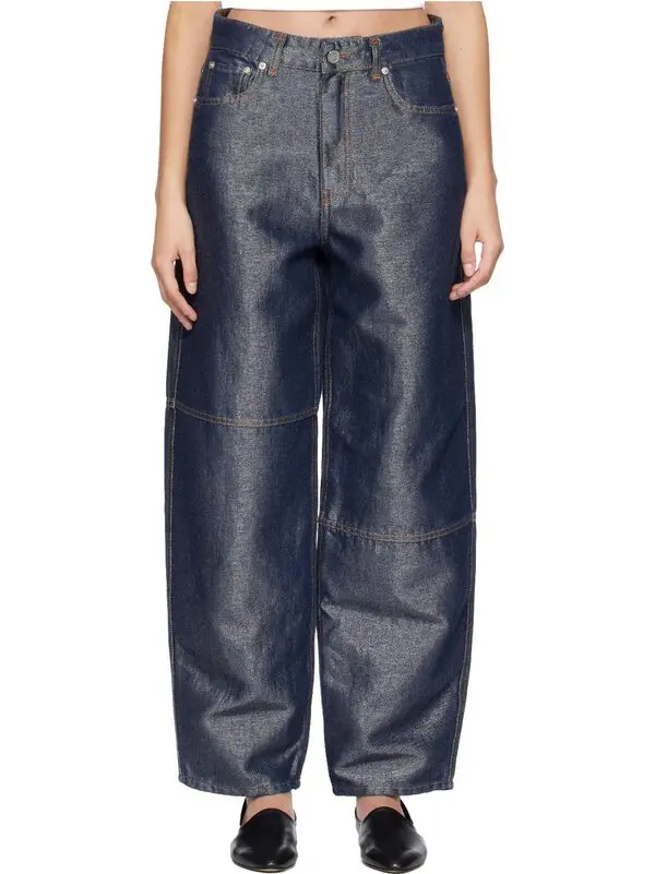 GANNI Stary Belt Loop Jeans - Black