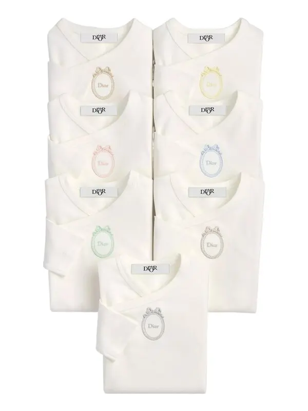Dior Set Of Long-sleeved Bodysuits - Ivory