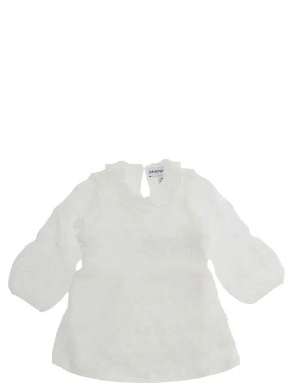 Emporio Armani Long-sleeved Dress - White