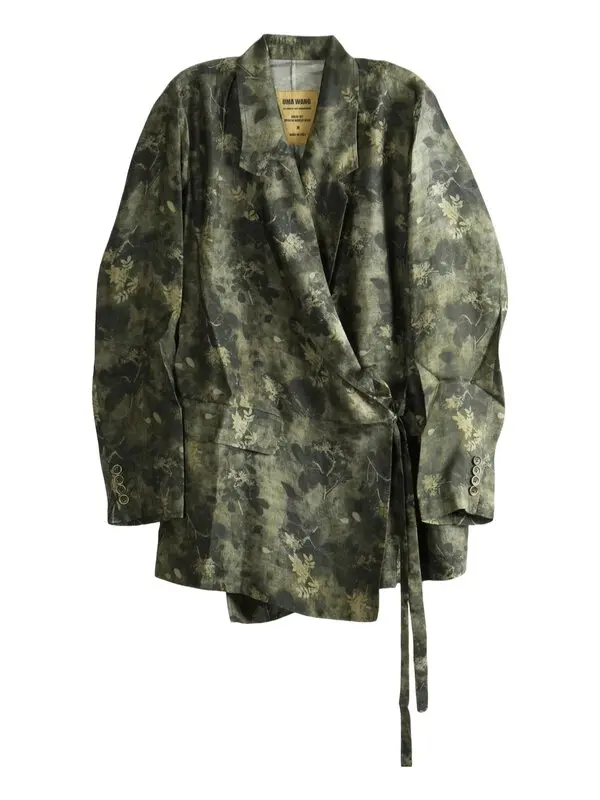 UMA WANG Khloe Jacket - Green/grey