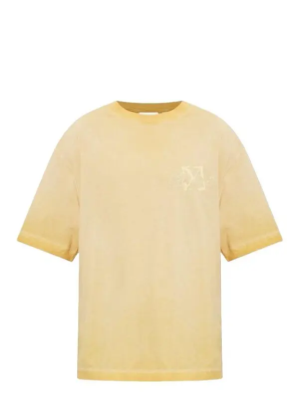 Off-White Arrow Printed Crewneck T-shirt - Orange